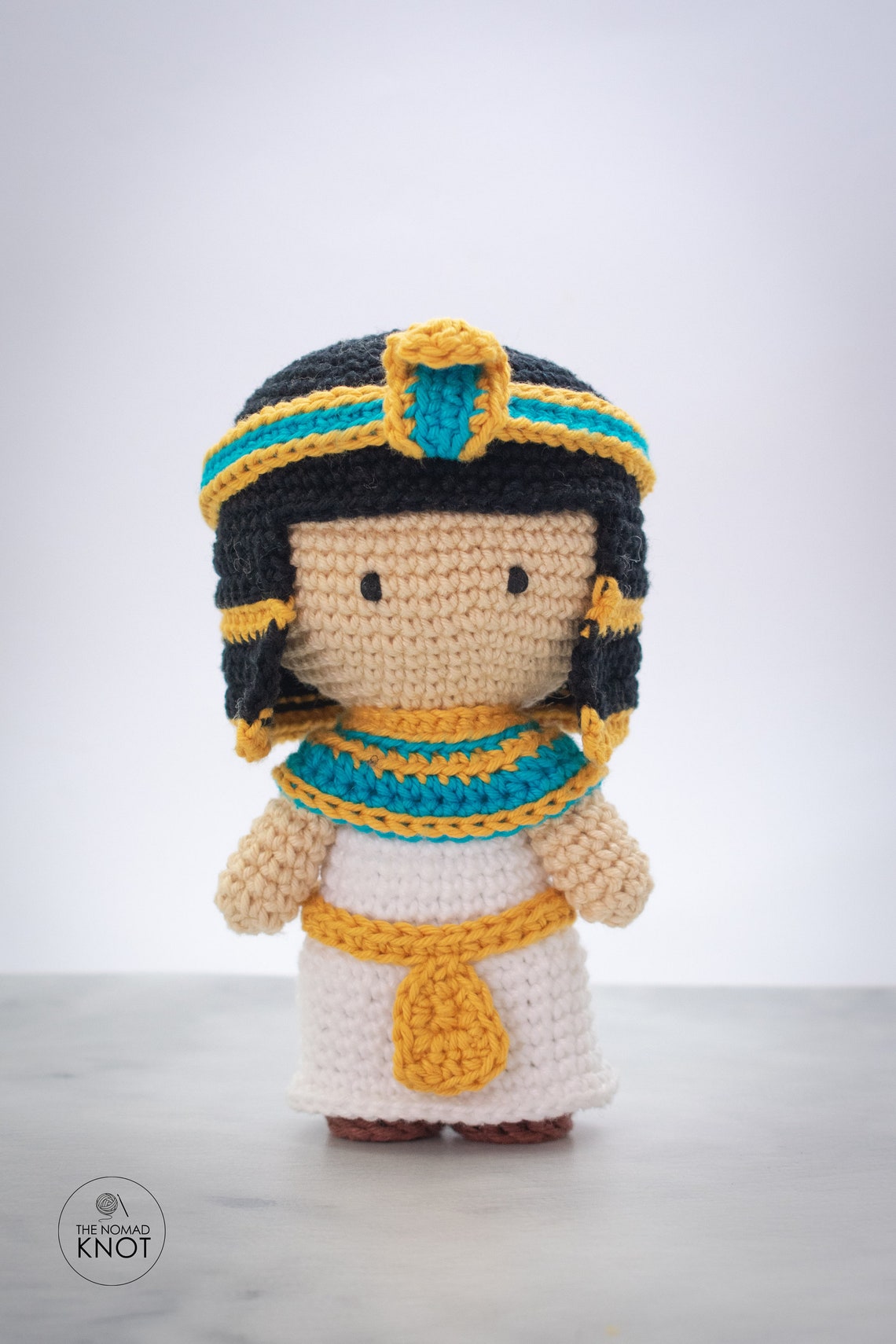Cleopatra Crochet Pattern Queen of Egypt Amigurumi Toy - Etsy