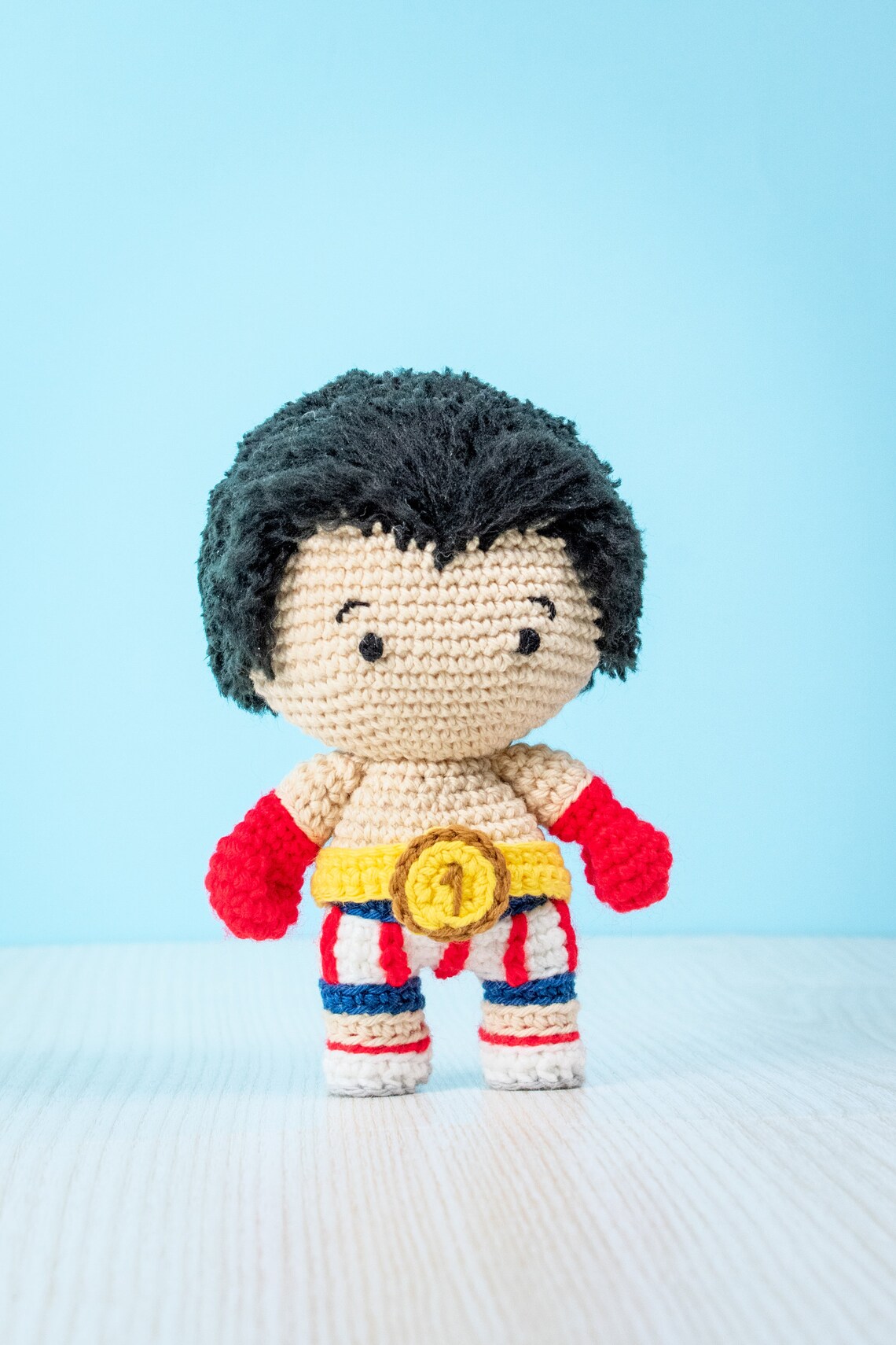 Rocky Amigurumi Pattern Boxer Crochet Toy PDF Pugilist | Etsy