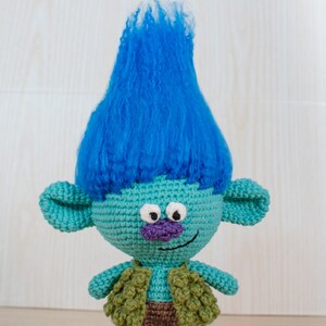 Branch Troll Kid Crochet Pattern | Troll Miniature Amigurumi Soft Toy ...