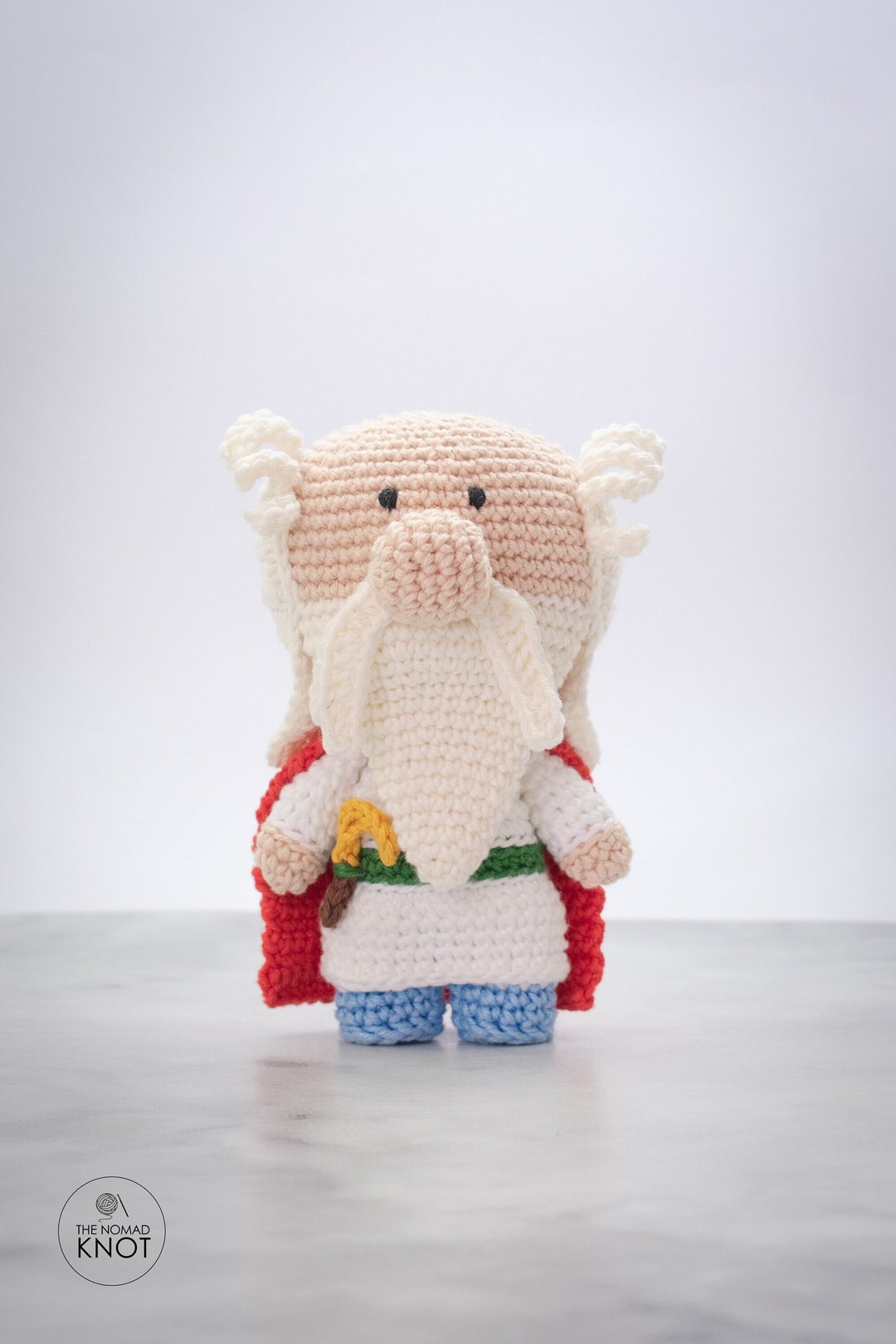 Panoramix Crochet Pattern | Gaul Druid Amigurumi Toy | Getafix Crochet ...