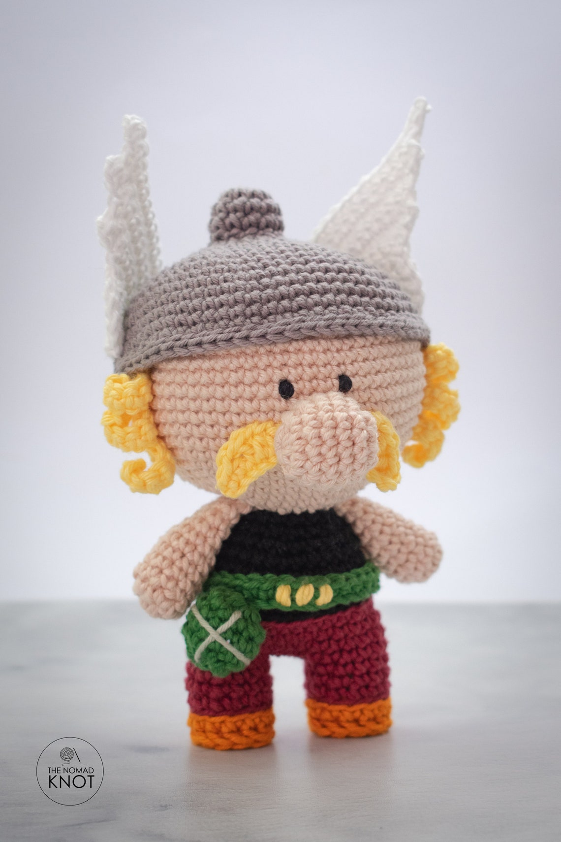 Asterix Amigurumi Pattern Gaul Warrior Crochet Toy Crochet - Etsy