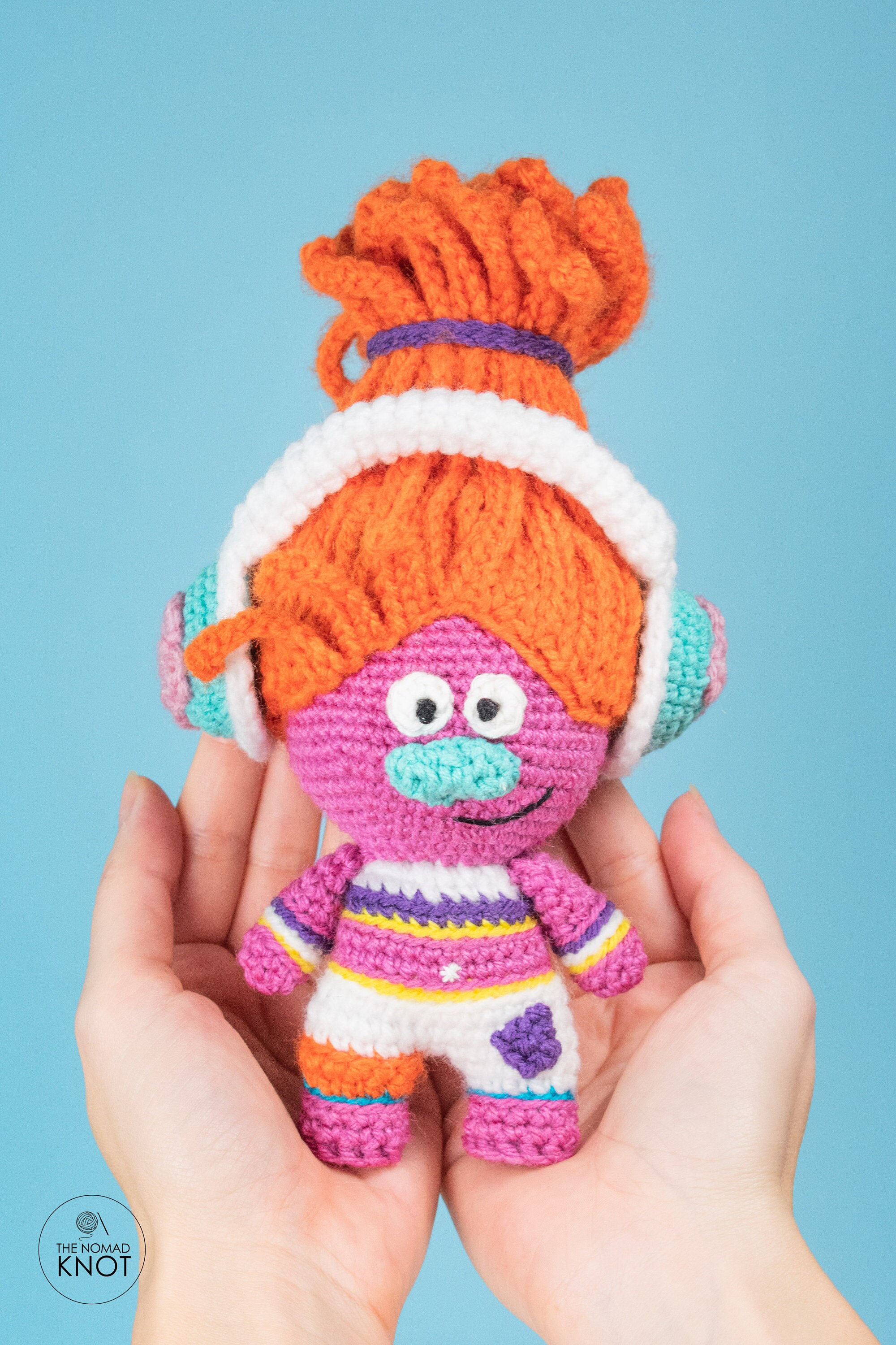 Dj Troll Kid Crochet Pattern Troll Miniature Amigurumi Soft - Etsy