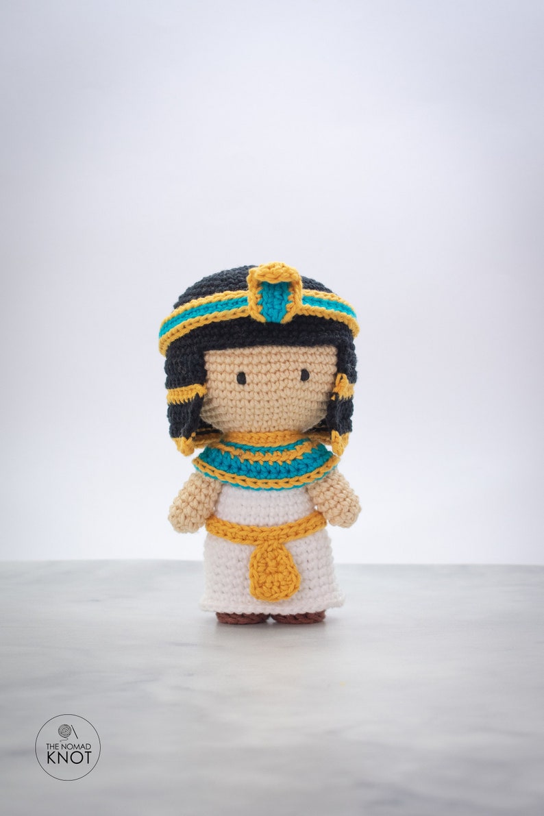 Cleopatra Crochet Pattern Queen of Egypt Amigurumi Toy - Etsy