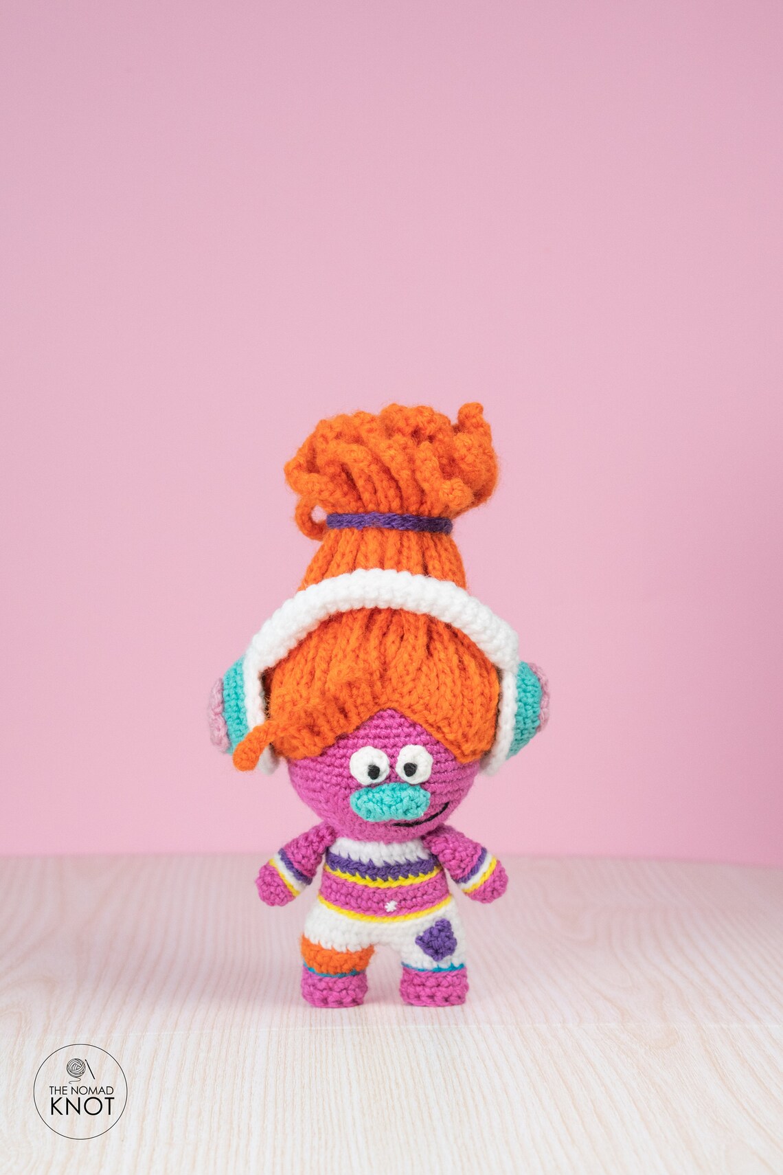 Dj Troll Kid Crochet Pattern Troll Miniature Amigurumi Soft - Etsy