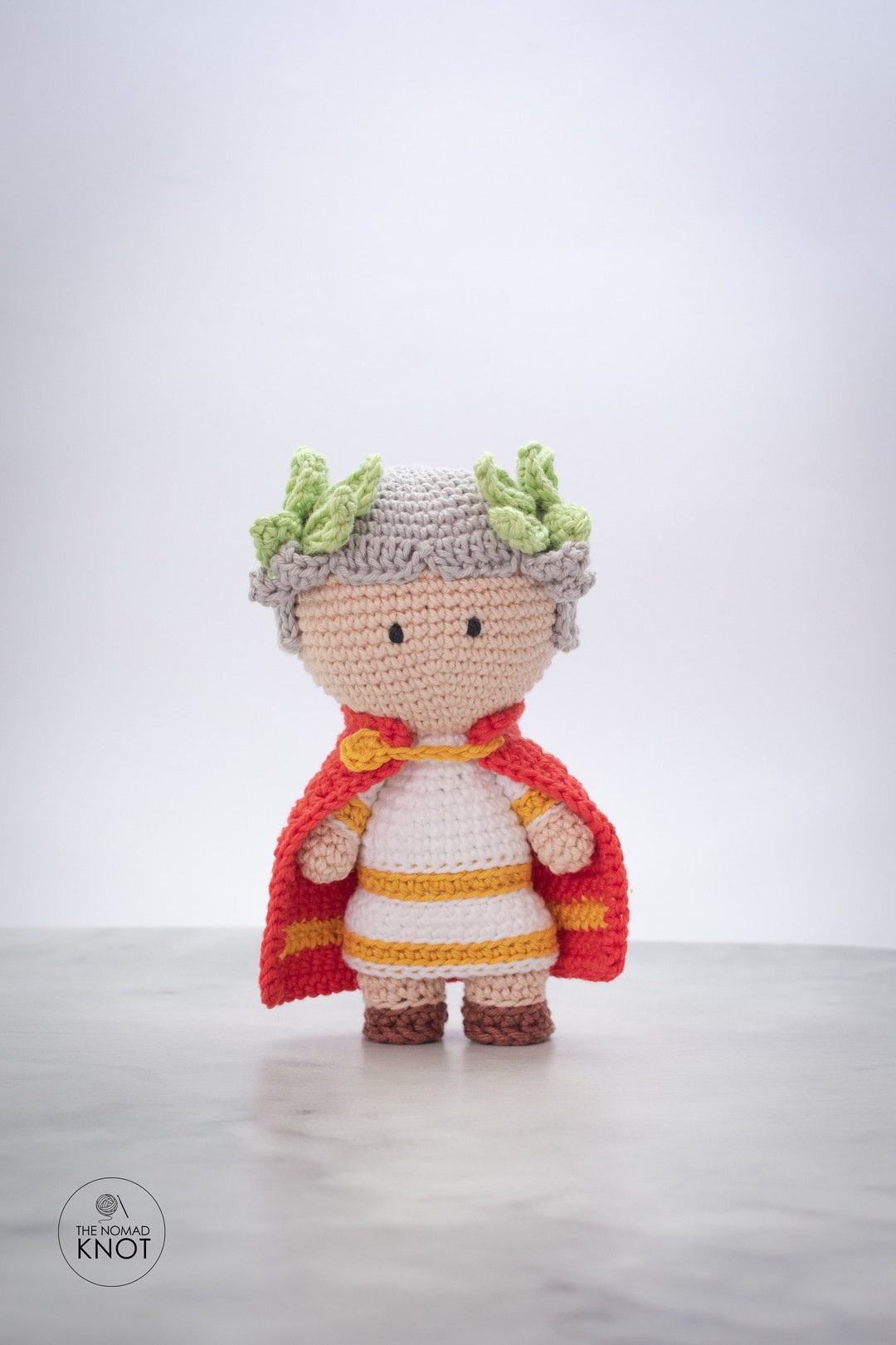 Julius Caesar Crochet Pattern | Roman Amigurumi Toy | Crochet Doll PDF ...