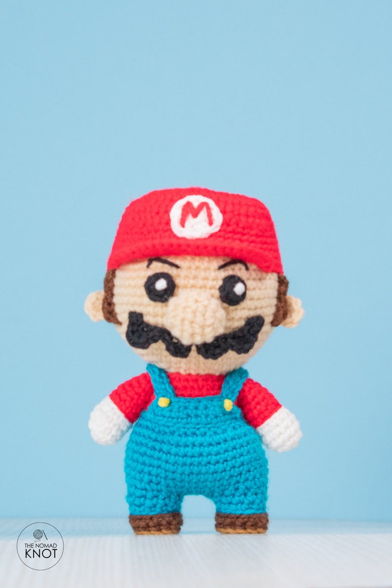 Mario Crochet Pattern Amigurumi PDF Download Geek Crochet | Etsy
