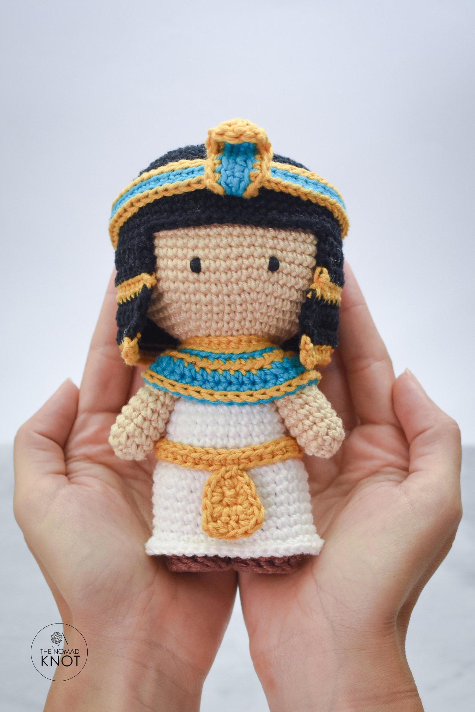 Cleopatra Crochet Pattern Queen of Egypt Amigurumi Toy - Etsy