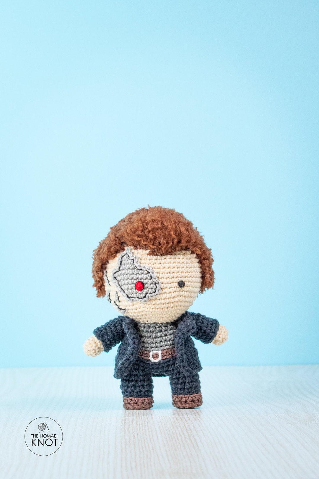 Cyborg Amigurumi Pattern | Terminator Crochet Toy PDF | Robot Amigurumi ...