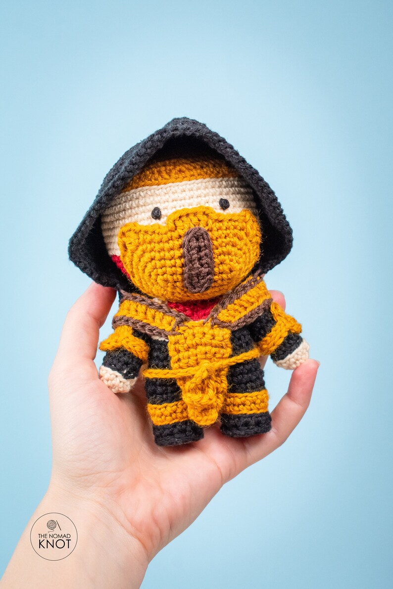 Kid Scorpion Crochet Pattern: Mortal Kombat Amigurumi (PDF Pattern) - Etsy
