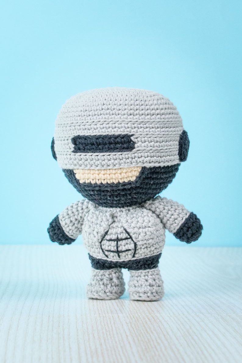 Robot Amigurumi Pattern | Cyborg Crochet Toy PDF | Robocop Amigurumi - Etsy
