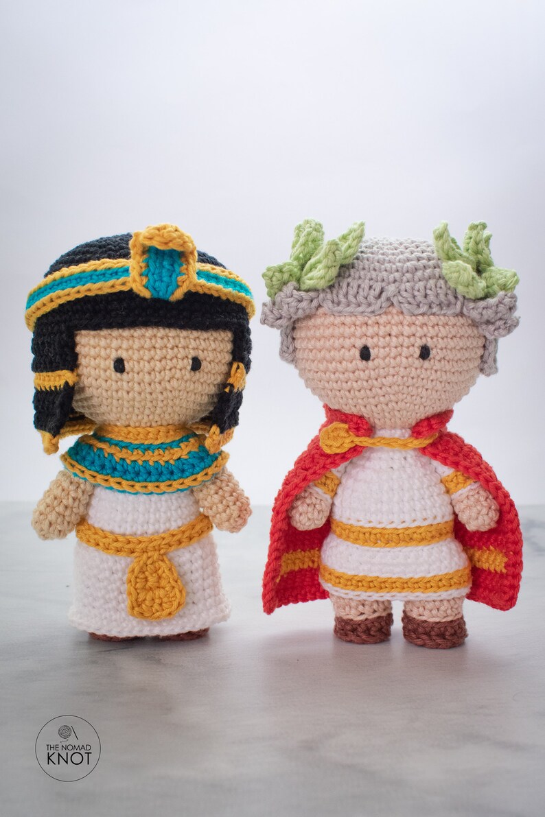 Julius Caesar Crochet Pattern | Roman Amigurumi Toy | Crochet Doll PDF ...