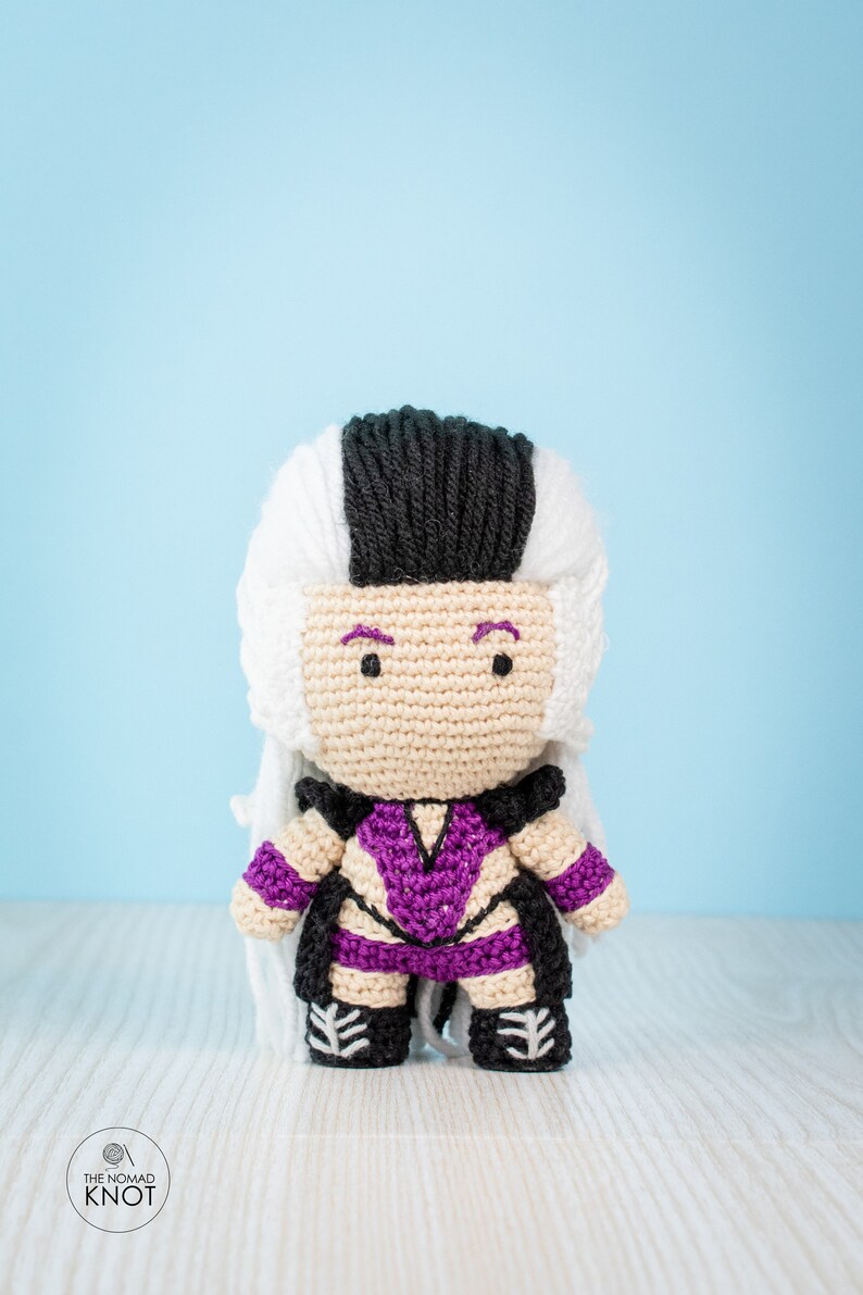 Little Kid Sindel Crochet Pattern Mortal Kombat Amigurumi - Etsy