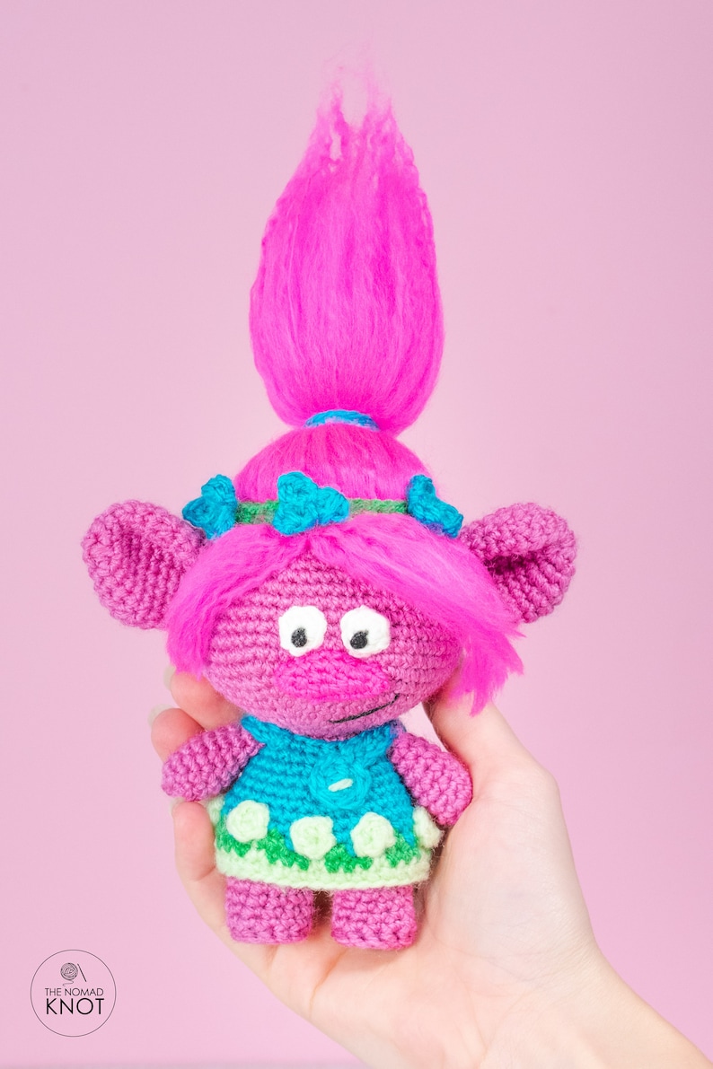 Poppy Miniature Troll Amigurumi Pattern Crochet Pattern | Etsy
