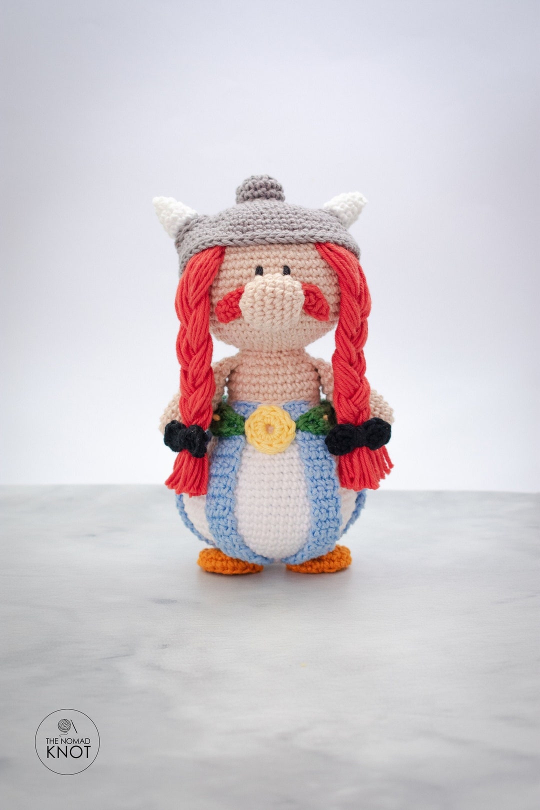 Obelix Crochet Pattern | Gaul Warrior Amigurumi Toy | Crochet Doll PDF ...