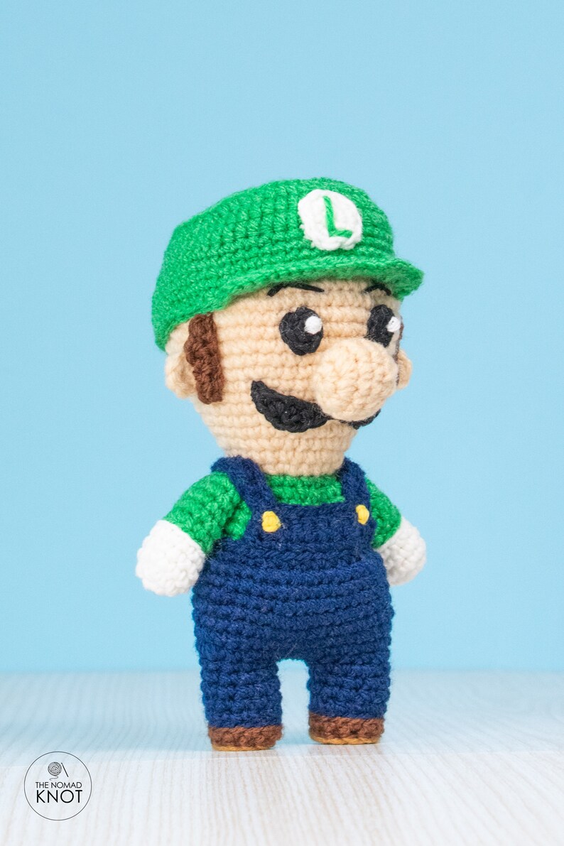 Luigi Crochet Pattern Amigurumi PDF Download Geek Crochet - Etsy