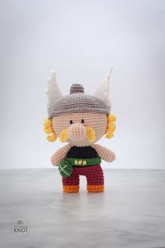 Asterix Amigurumi Pattern Gaul Warrior Crochet Toy Crochet - Etsy