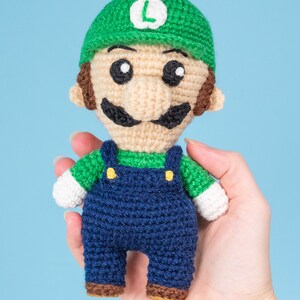 Luigi Crochet Pattern | Amigurumi PDF Download | Geek Crochet Toy - Etsy