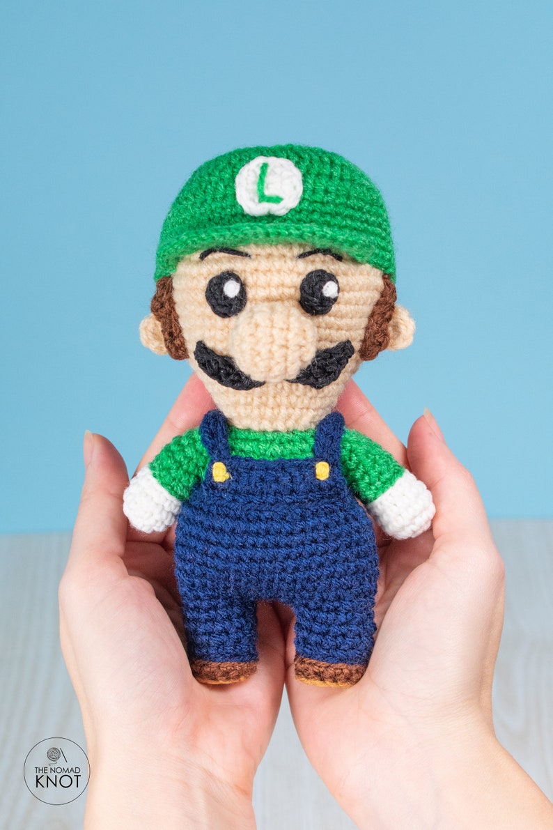Luigi Crochet Pattern Amigurumi PDF Download Geek Crochet - Etsy