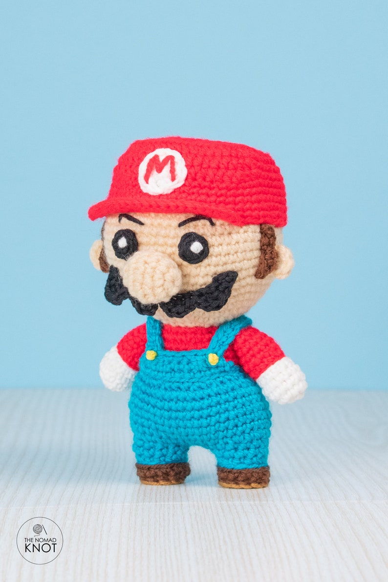 Mario Crochet Pattern Amigurumi PDF Download Geek Crochet | Etsy
