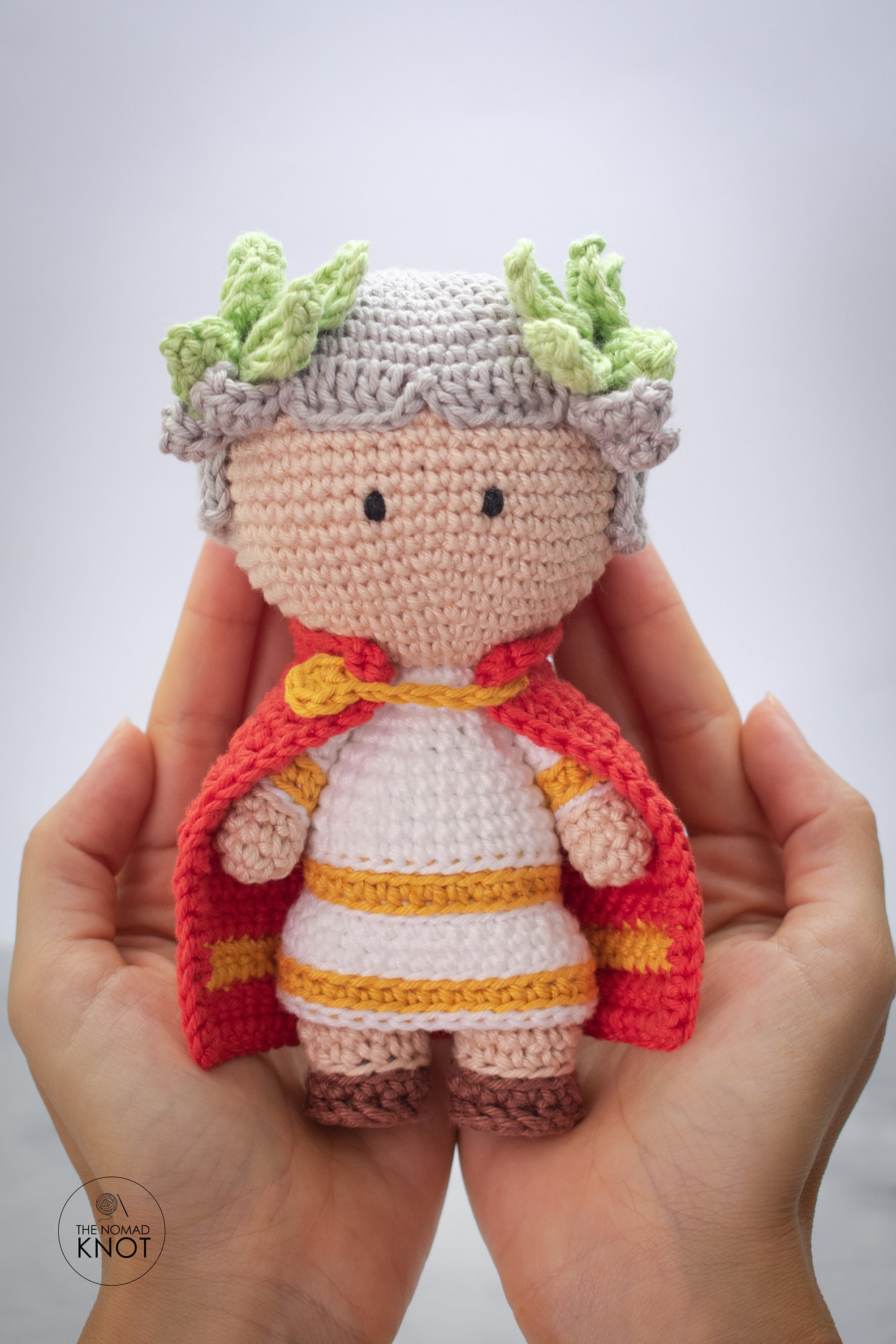 Julius Caesar Crochet Pattern | Roman Amigurumi Toy | Crochet Doll PDF ...