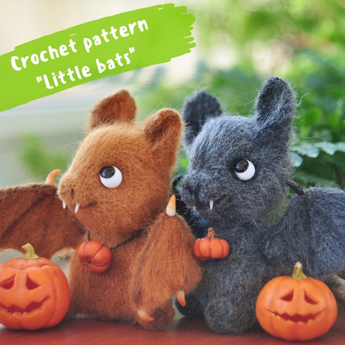 Amigurumi Crochet Pattern Tiny Baby Bats Instant Digital - Etsy