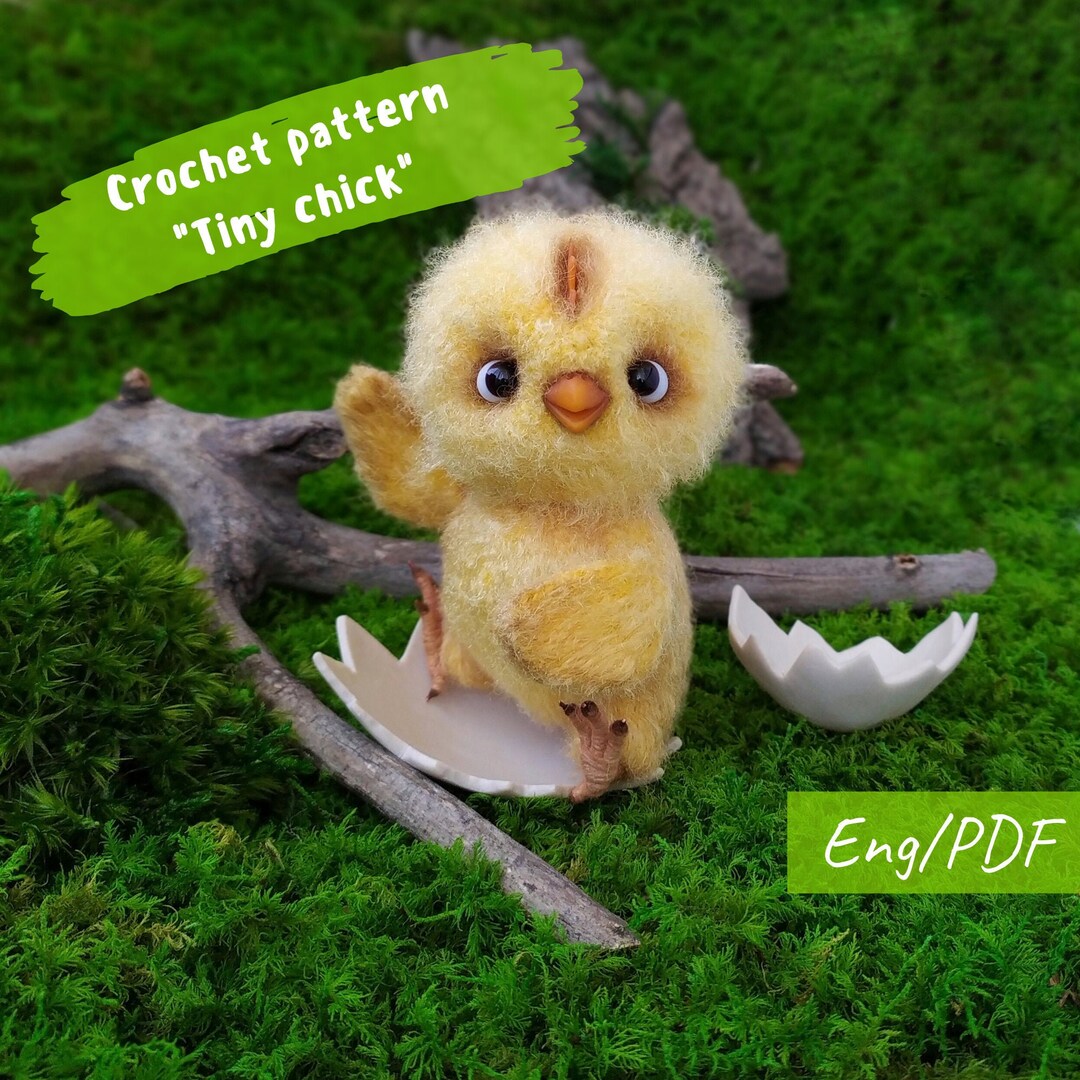 Amigurumi Crochet Pattern Tiny Chick, Instant Digital Download PDF ...