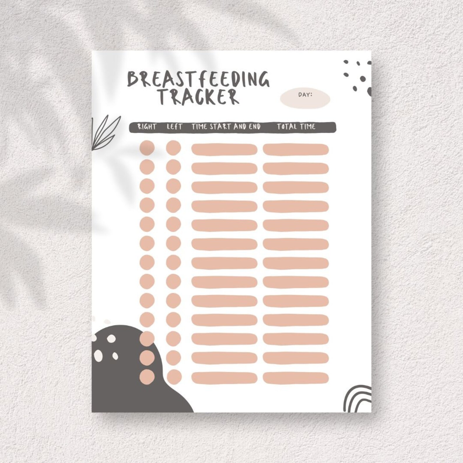 Breastfeeding Tracker - Tracker for New Baby Moms! - Etsy
