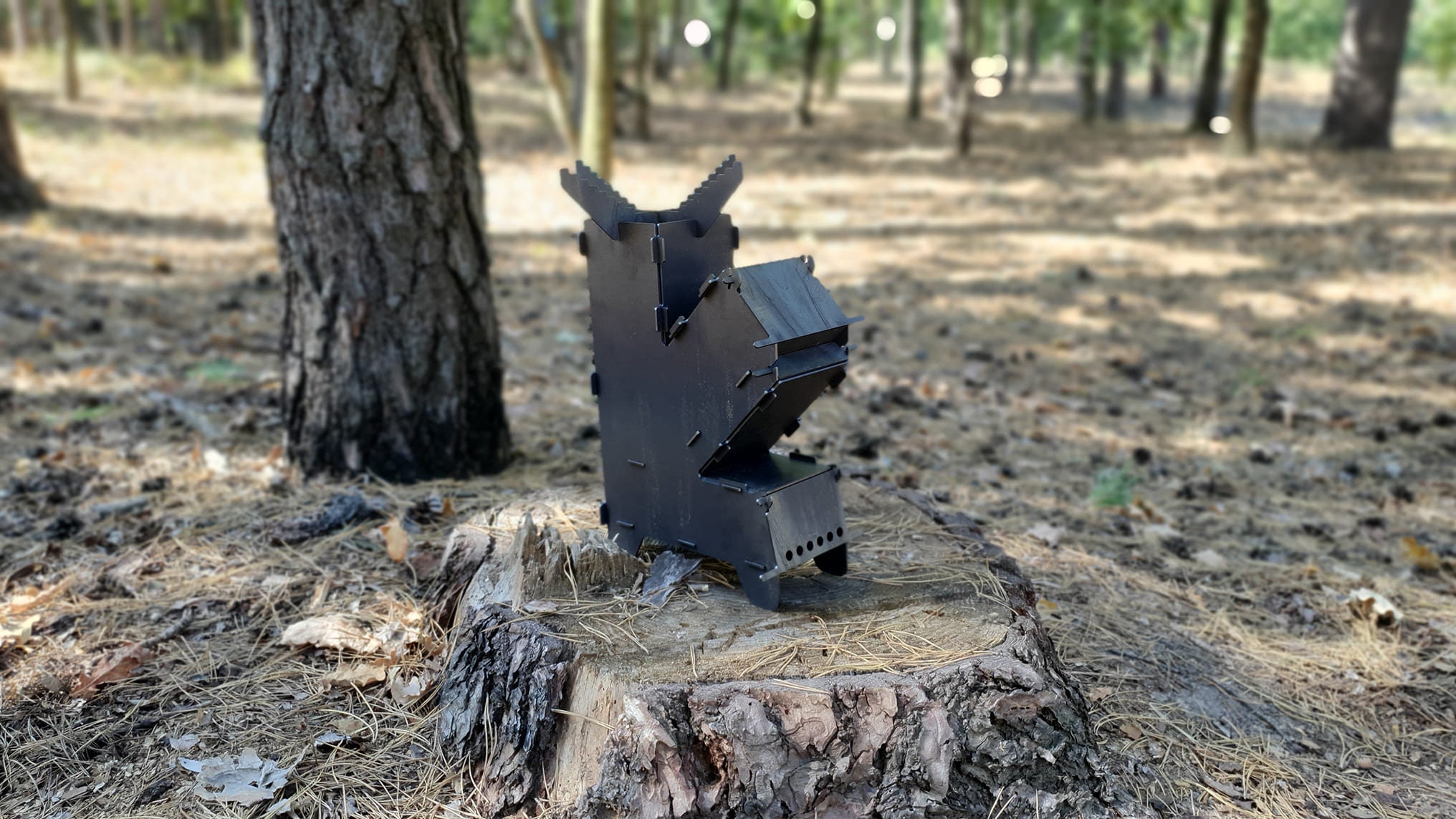 Rocket Stove Mini V1 DXF Files for Plasma Laser. Portable - Etsy