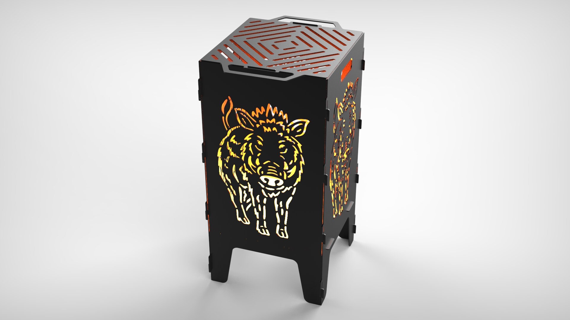 Boar Fire Pit Grill DXF Files for Plasma Laser CNC Fire - Etsy