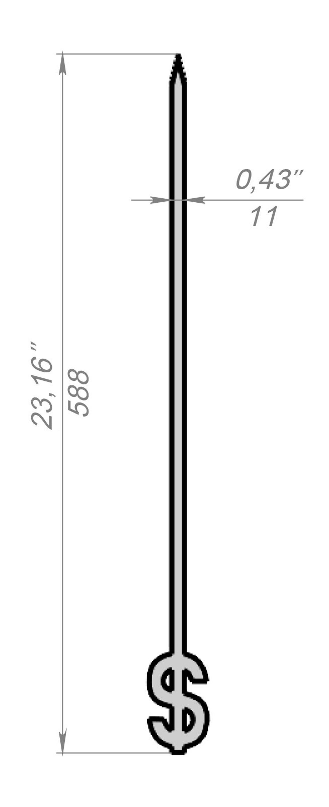 Skewers Dollar DXF Files for Plasma Laser CNC. Kebab | Etsy