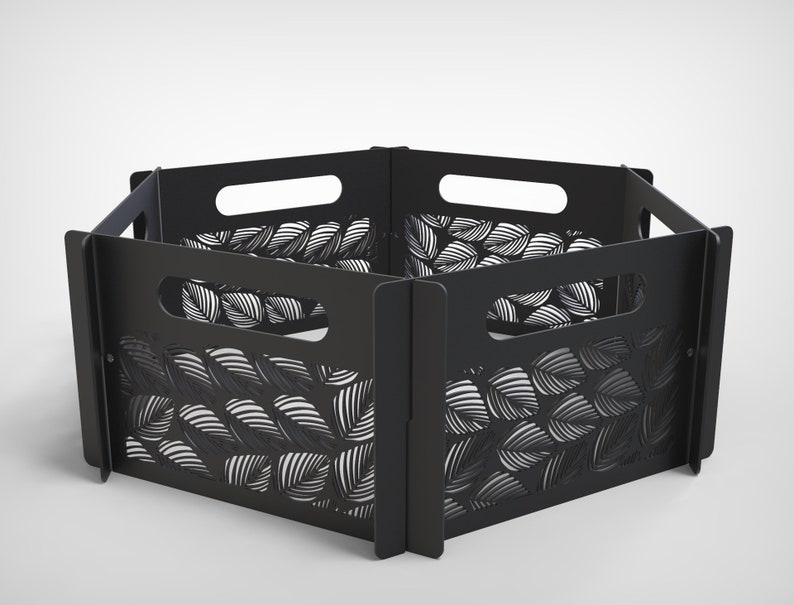 Flat Pack Fire Pit V2 DXF Files for Plasma Laser Cutting - Etsy