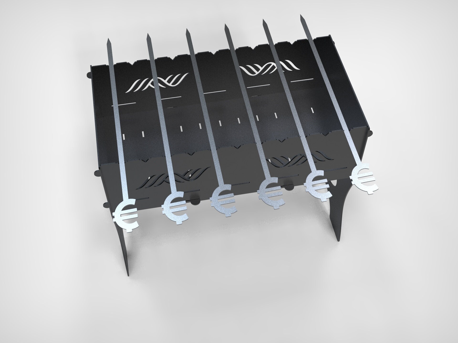 Skewers Euro DXF Files for Plasma Laser CNC. Kebab Skewers | Etsy