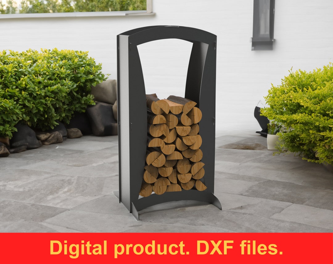 Firewood Rack V6 Line H-43'', DXF Files for Plasma, Laser Cutting, CNC ...