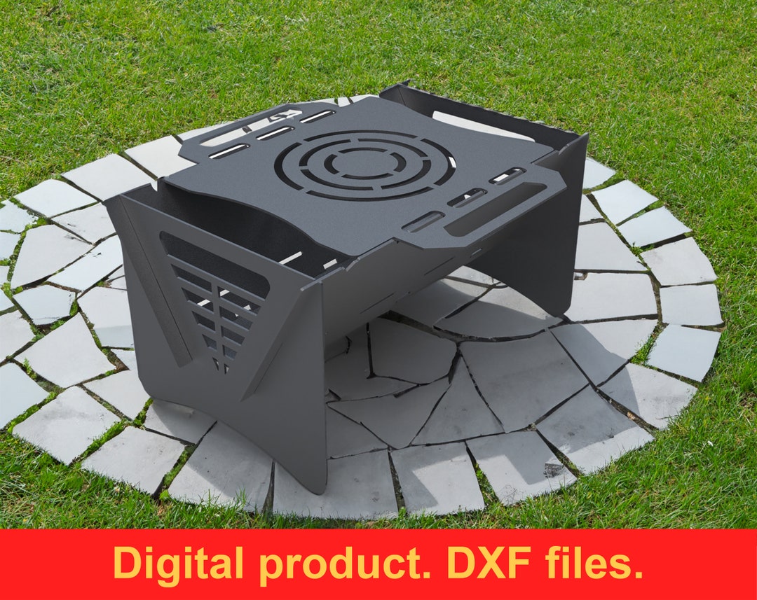 Fire Pit Mix, Grill DXF Files for Plasma, Laser, CNC, Fire Pit. Mangal ...