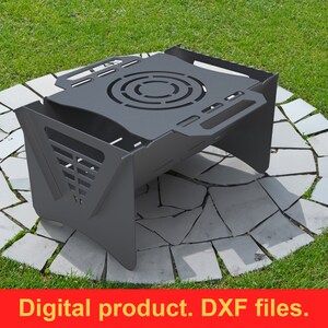 Fire Pit Mix, Grill DXF Files for Plasma, Laser, CNC, Fire Pit. Mangal ...