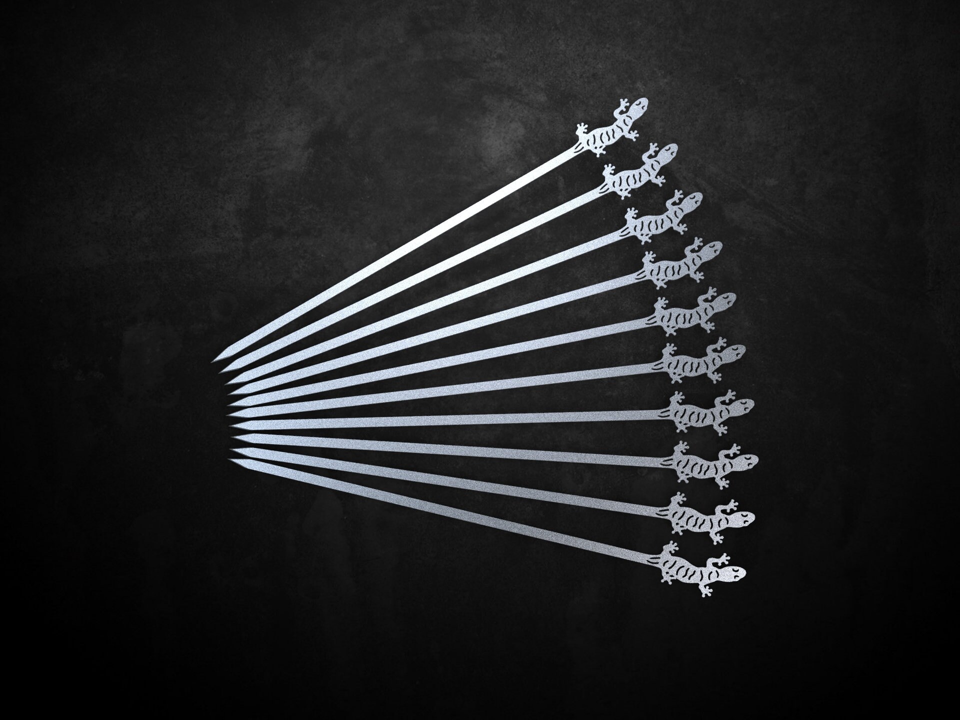 Skewers Lizard DXF Files for Plasma Laser CNC. Kebab - Etsy