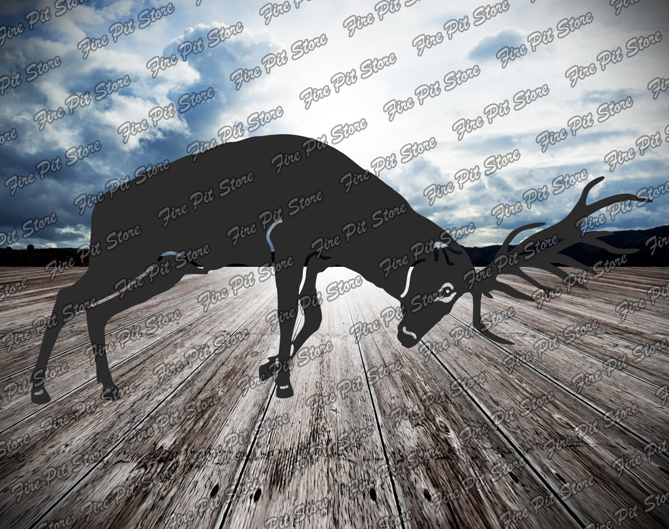 Deer V12. Vector Art File. Digital Files Dxf Svg Png Ai | Etsy