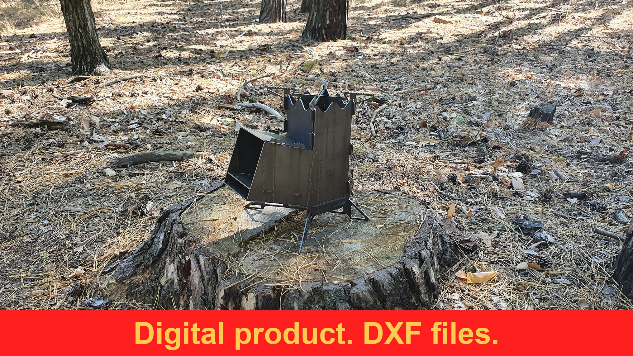 Rocket Stove Mini V2 DXF Files for Plasma Laser. Portable - Etsy