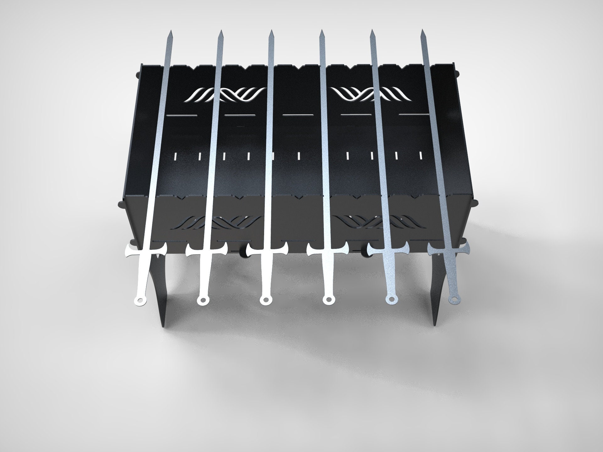 Skewers Sword V3 DXF Files for Plasma Laser CNC. Kebab - Etsy