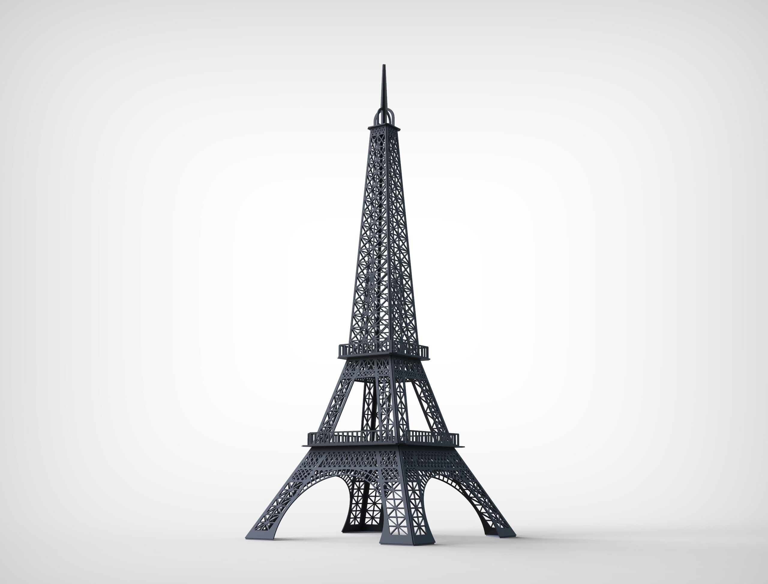 Eiffel Tower Garden Decor DXF Files for Plasma Laser Water - Etsy Australia