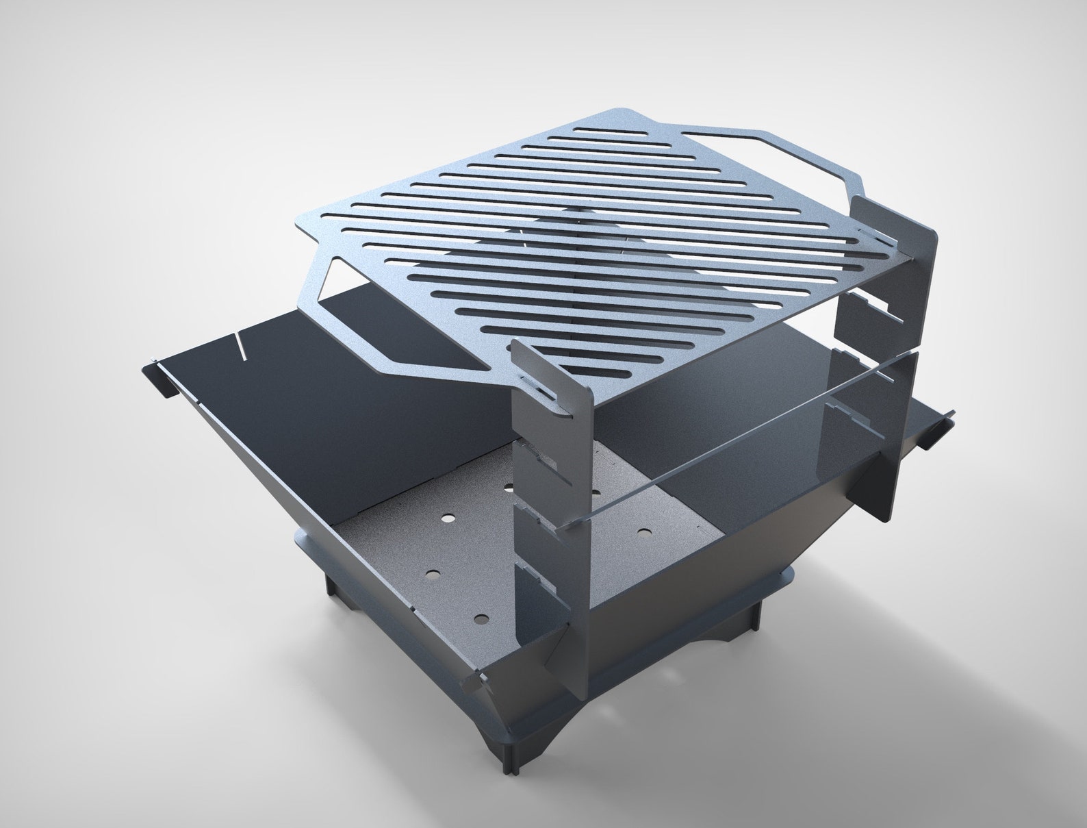 Fire Pit 29 V2 Grill DXF Files for Plasma Laser CNC Fire | Etsy Australia