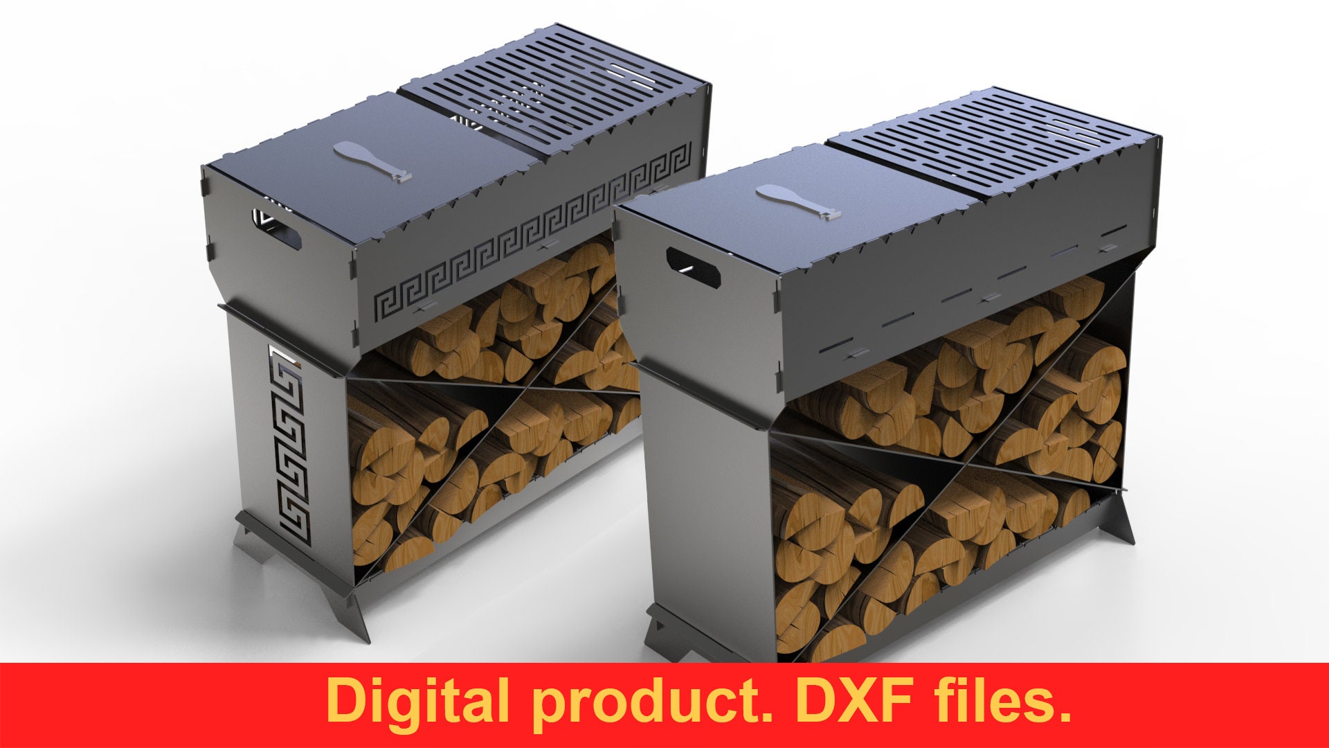 Brazier X V2 DXF Files for Plasma Cut Laser Cut CNC Fire - Etsy