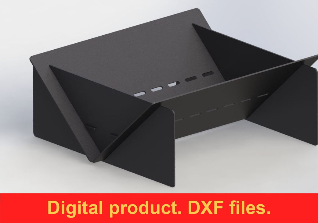 Fire Pit Quadro 23 DXF Files for Plasma Laser Cutting | Etsy