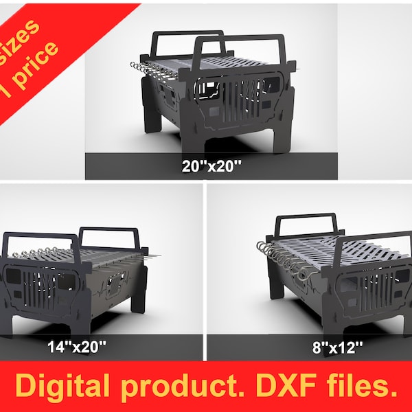 Fire Pit Dxf Bundle - Etsy