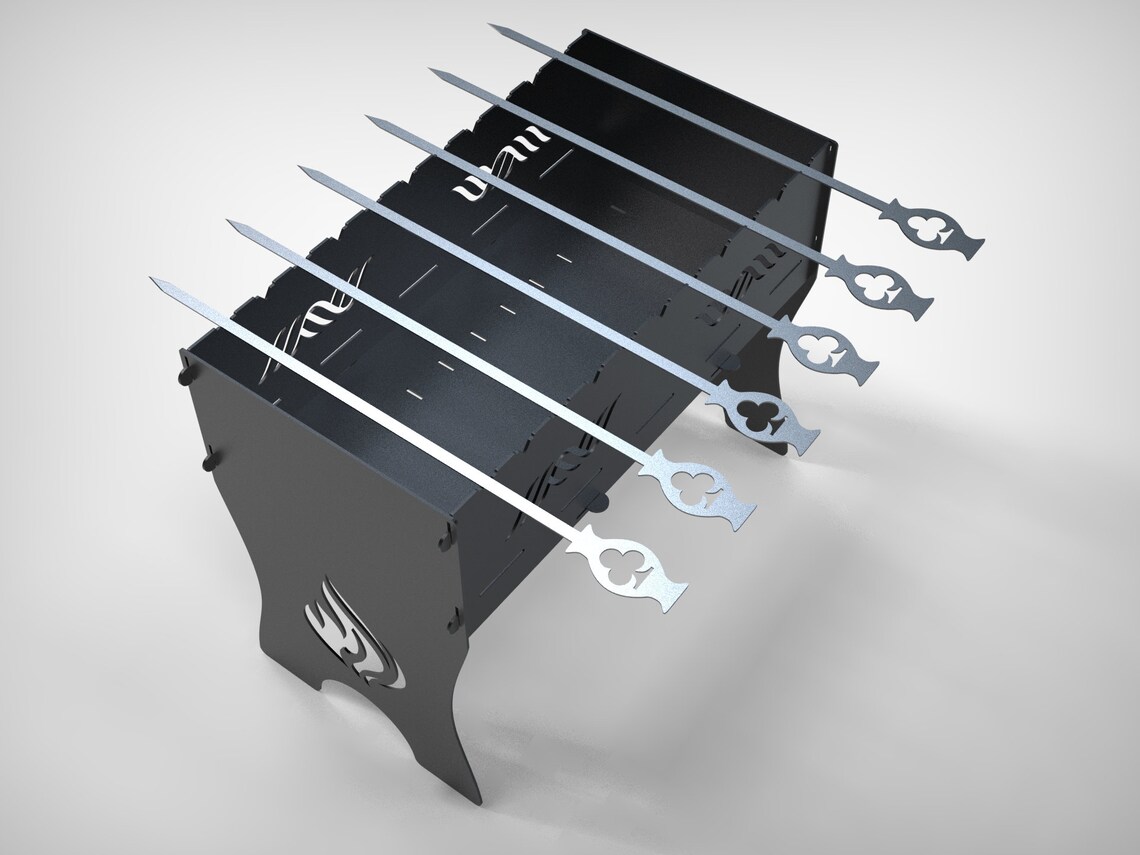 Skewers Clubs Cards DXF Files for Plasma Laser CNC. Kebab - Etsy