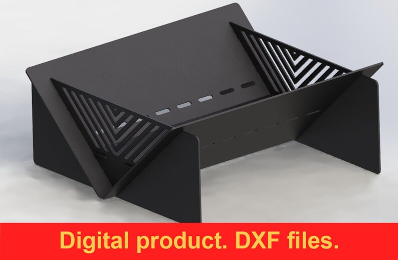 Fire Pit Quadro Line 23 DXF Files for Plasma Laser - Etsy