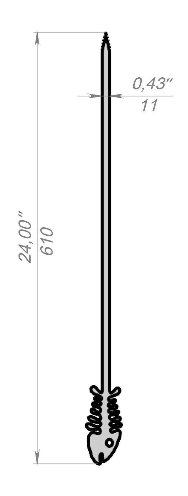 Skewers Fish DXF Files for Plasma Laser CNC. Kebab Skewers - Etsy