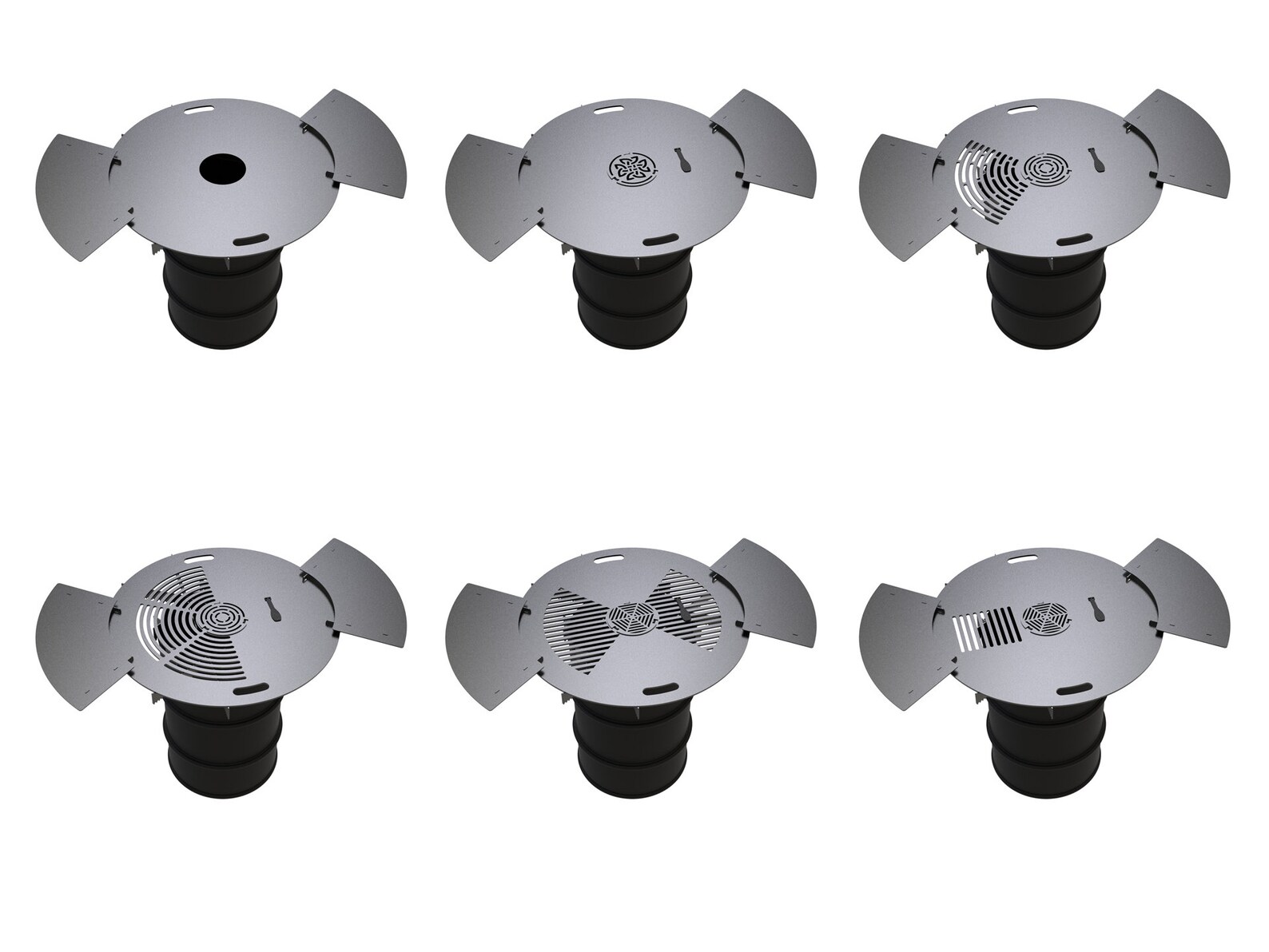 Round Fire Plate 100 Cm for Fire Barrel and Kettle Barbecue | Etsy