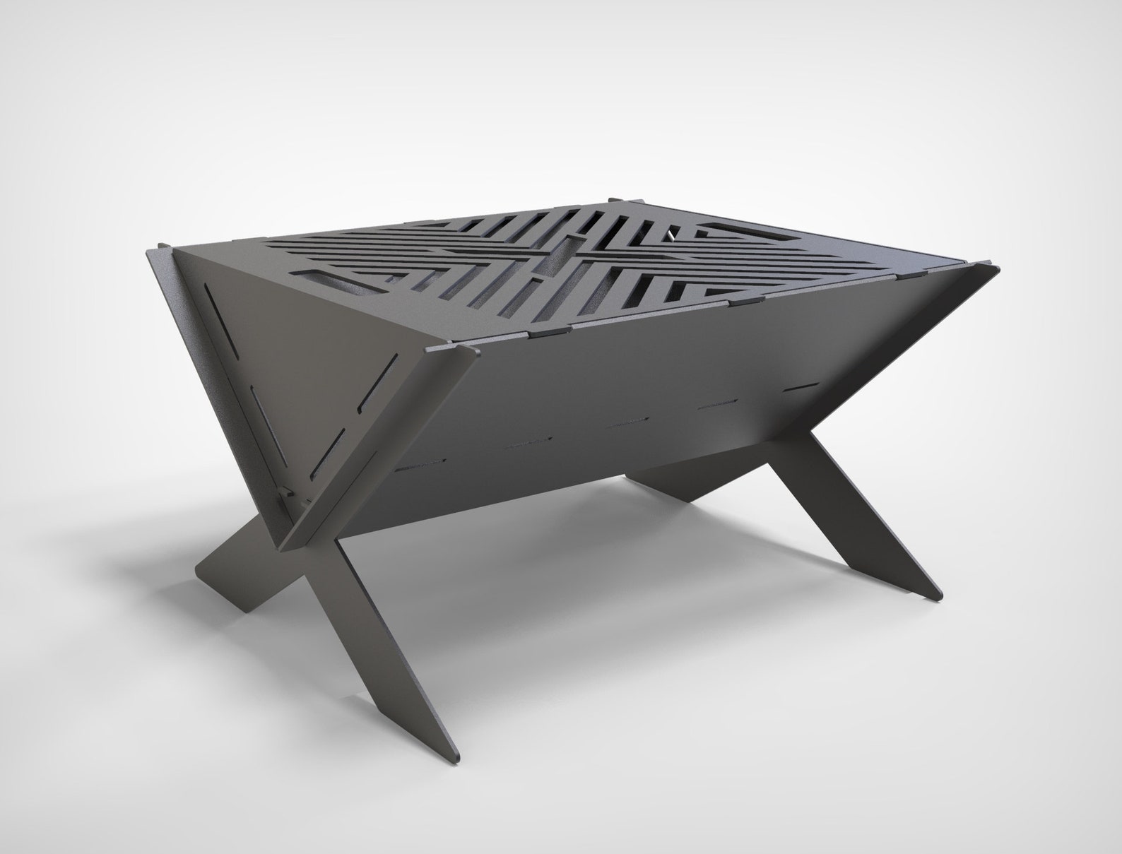 Fire Pit X grill DXF files for plasma laser CNC Fire Pit. | Etsy