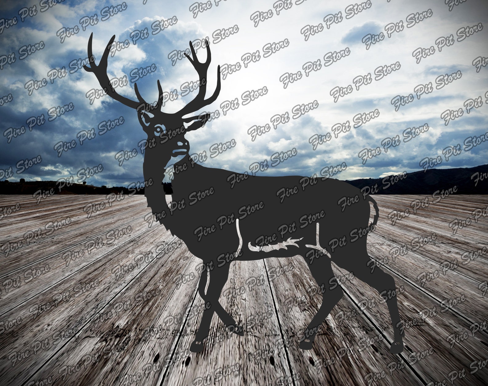 Deer V11. Vector Art File. Digital Files Dxf Svg Png Ai | Etsy